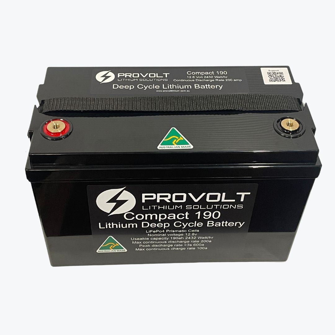 Compact 190 Deep Cycle Lithium Battery | Provolt Lithium Solutions